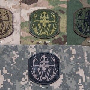 Frog Skeleton - (PVC) Morale Patch - Etsy