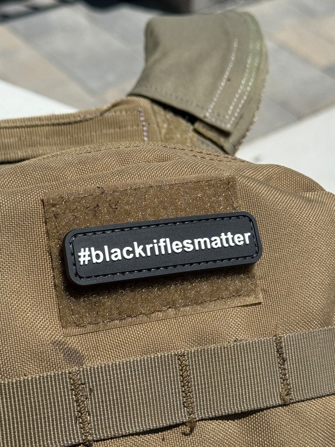 Black Rifles Matter Morale Patch - Rugged PVC With Hook Fastener - Etsy