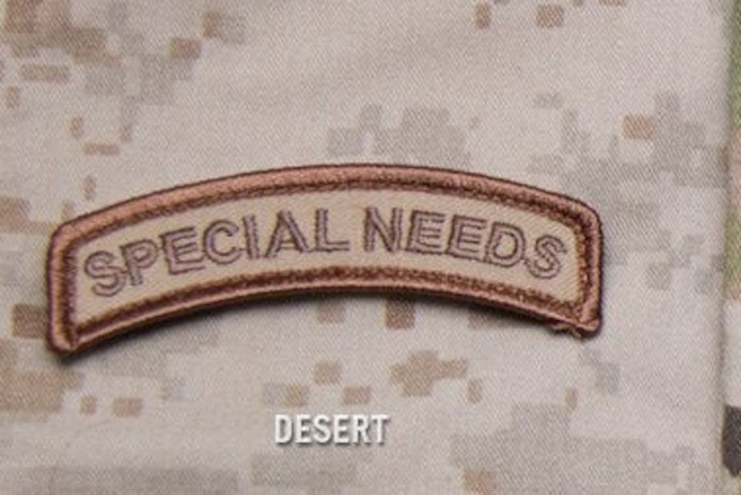 Special Needs Tab Embroidered Morale Patch - Etsy
