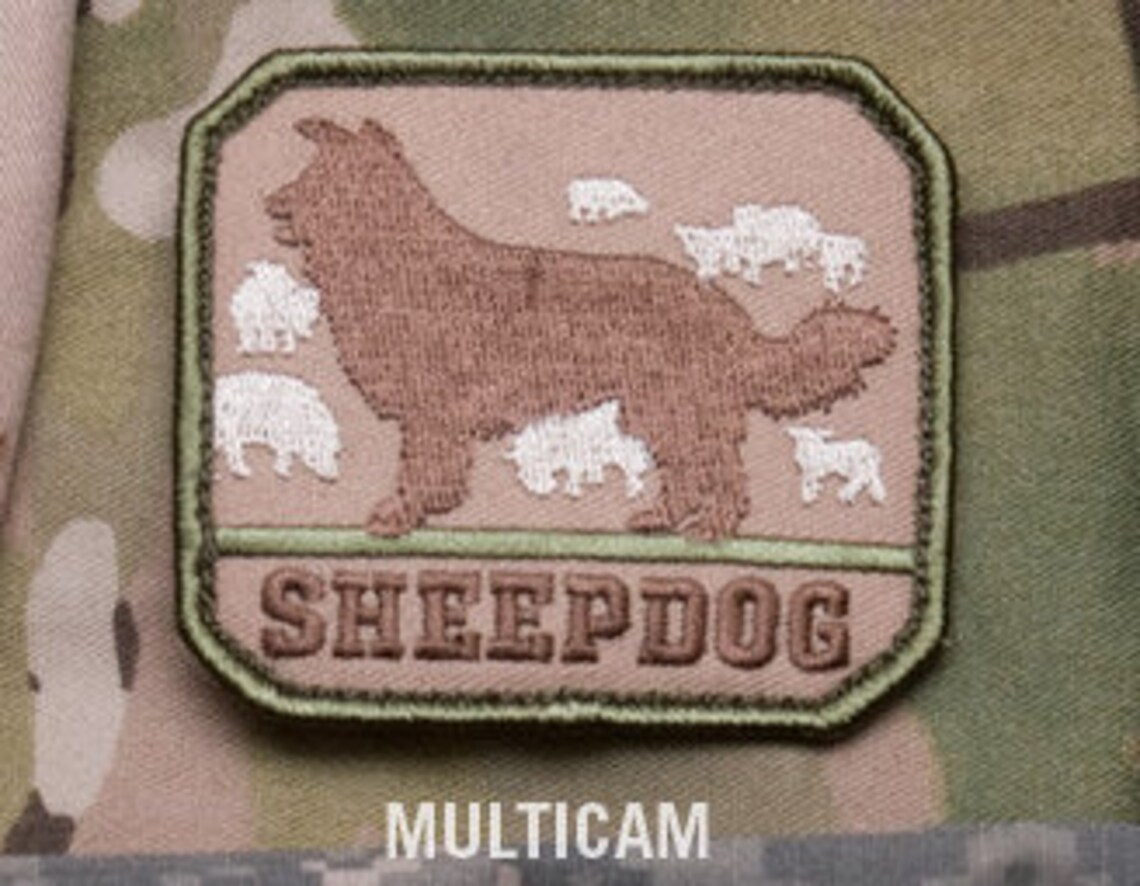 Sheep Dog - Embroidered Morale Patch - Etsy