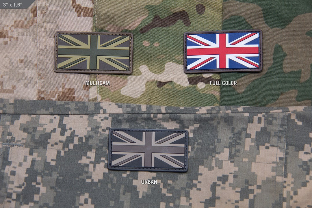 British Flag PVC Morale Patch - Etsy UK