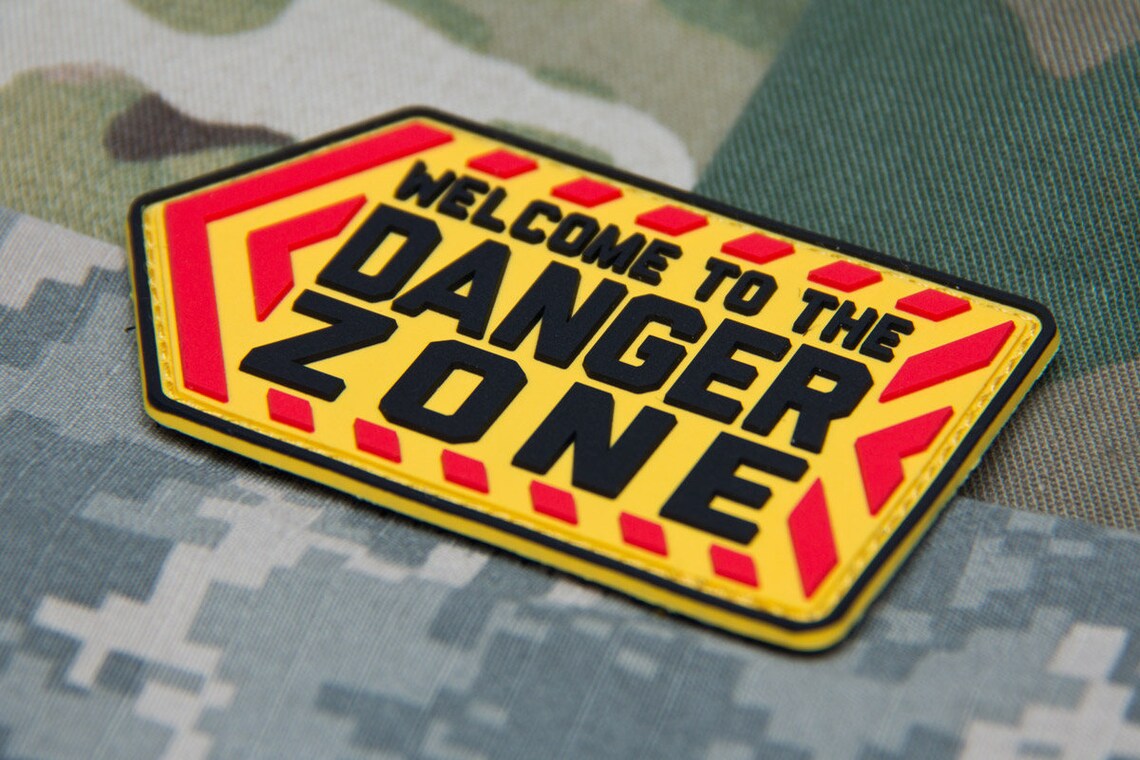 Danger Zone PVC Patch - Etsy