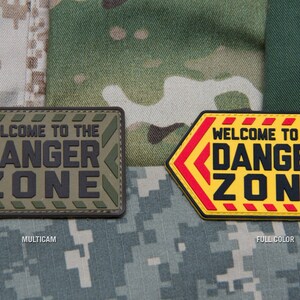 Danger Zone (PVC) Patch - Etsy