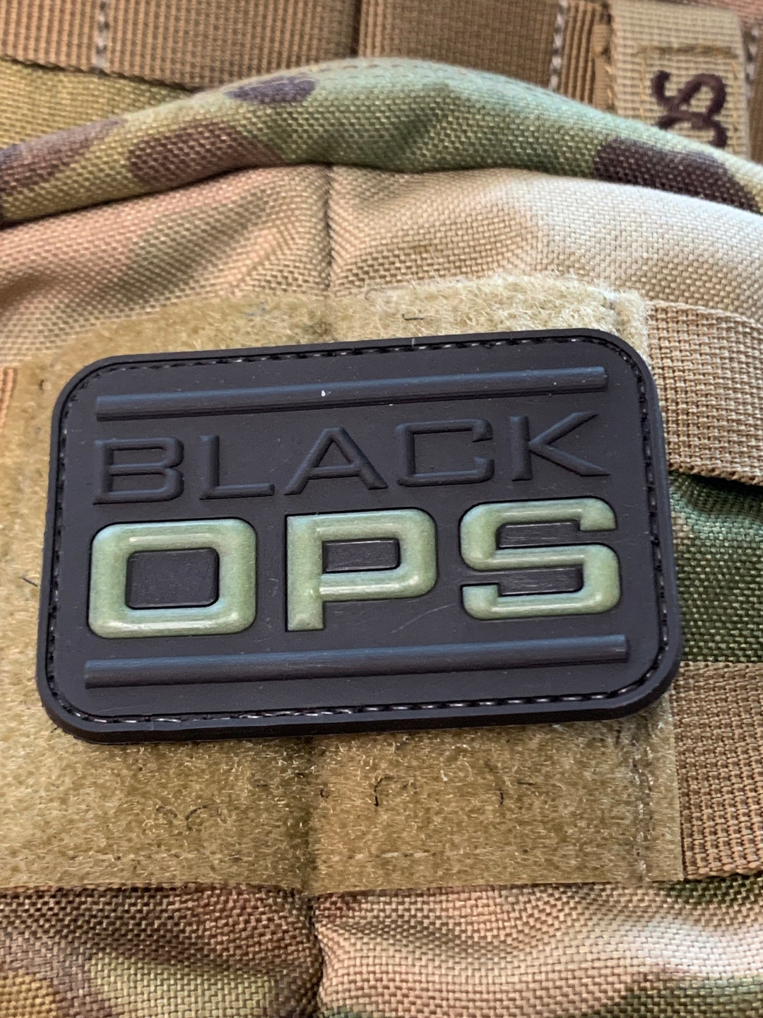 Black Ops Patch: Glow in the Dark PVC - Tactical Hook Backing - Etsy