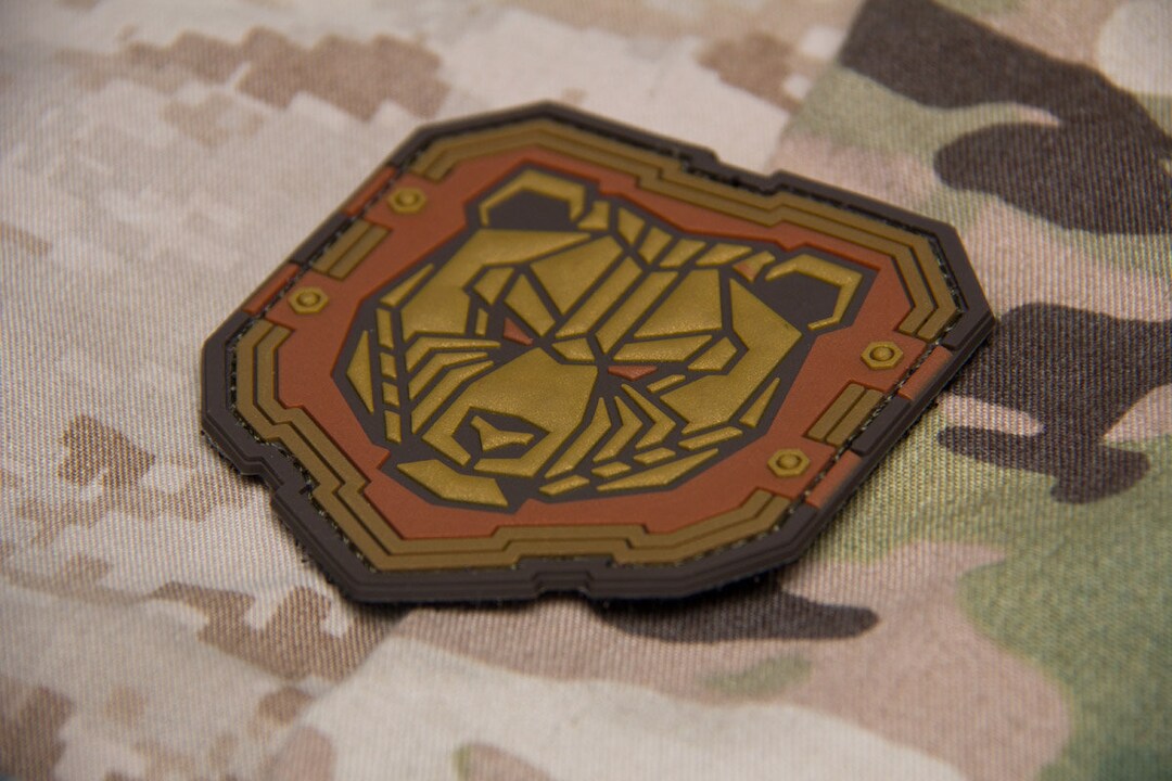 Industrial Bear - (PVC) Morale Patch - Etsy