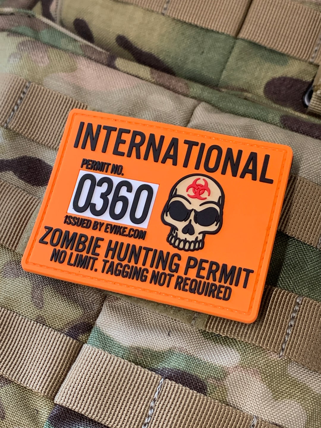 Zombie Hunting Permit - (PVC) Morale Patch - Etsy
