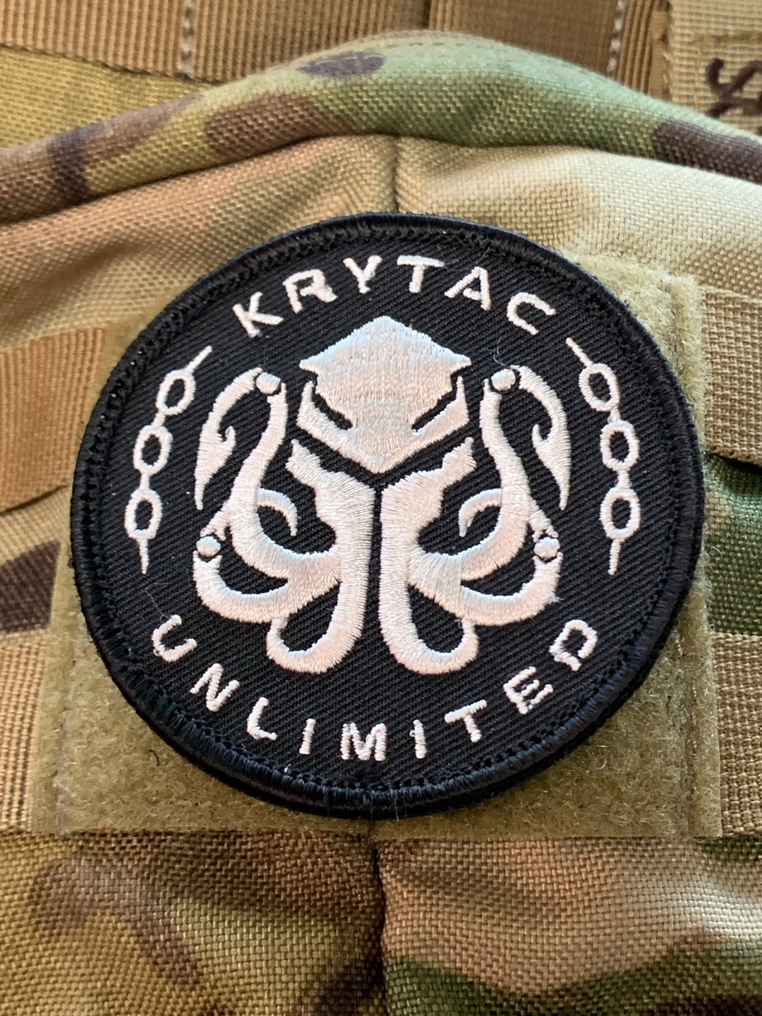 Morale Patch: Krytac Military Logo - Embroidered, 3 Inch - Etsy