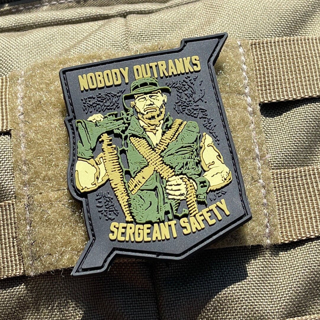 Sgt. Safety - (PVC) Morale Patch - Etsy