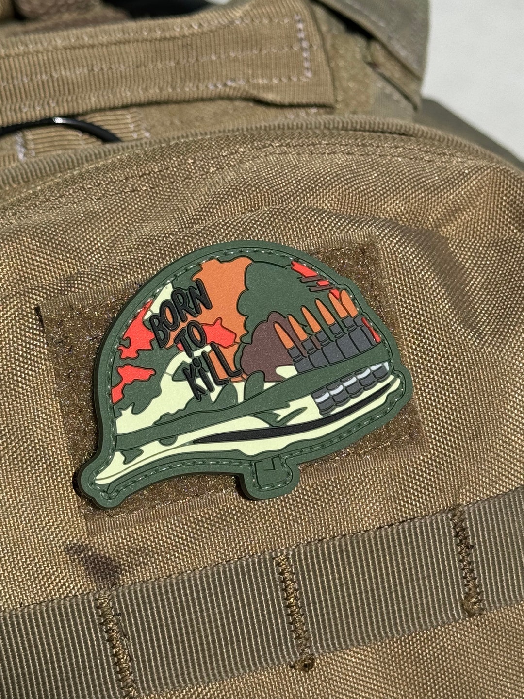 Morale Patch: Born to Kill Design - Durable PVC, Hook Backing - Etsy