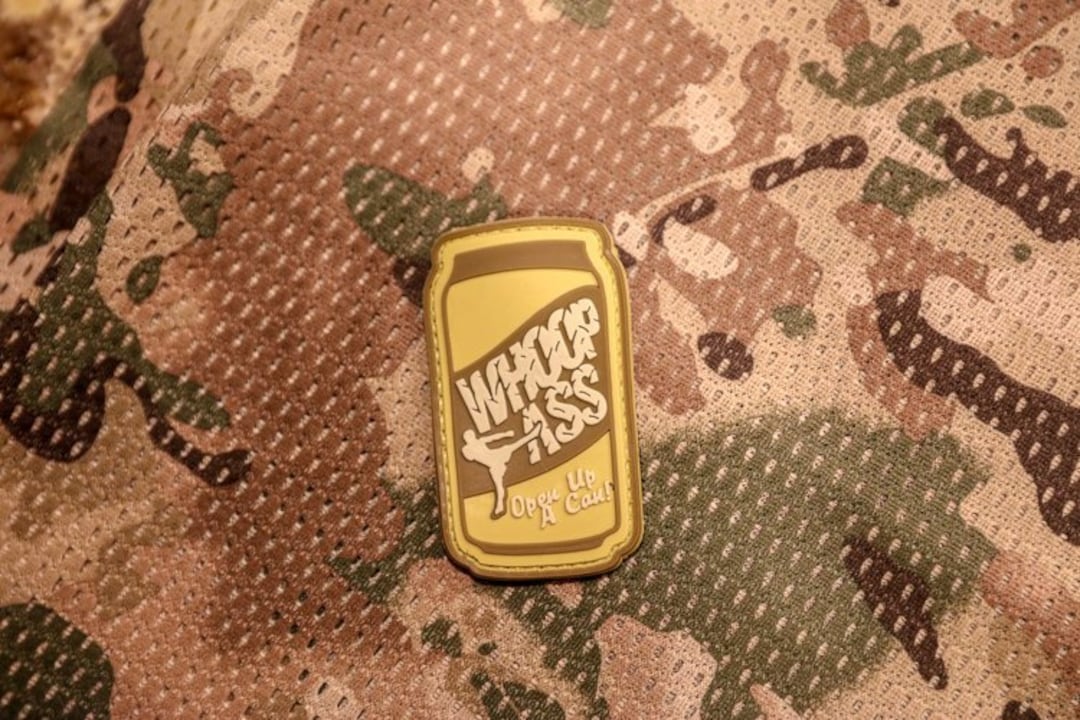 Military Morale Patch: Can of Whoop Ass (PVC, Hook and Loop) - Etsy