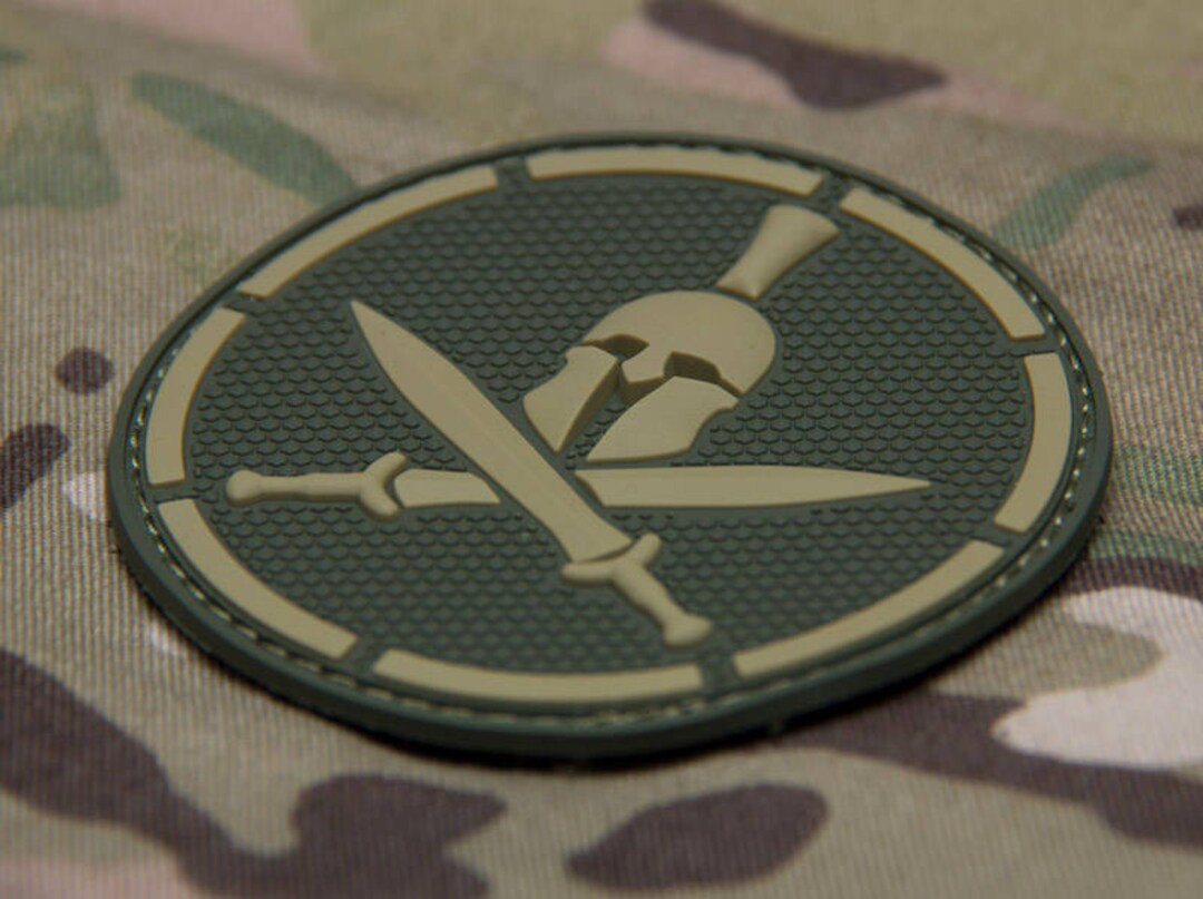 Spartan Helmet - (PVC) Morale Patch - Etsy