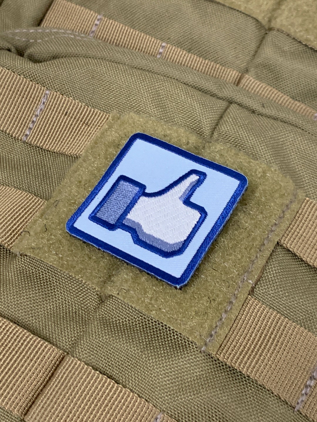 Facebook "like" Thumbs up Morale Patch - Etsy