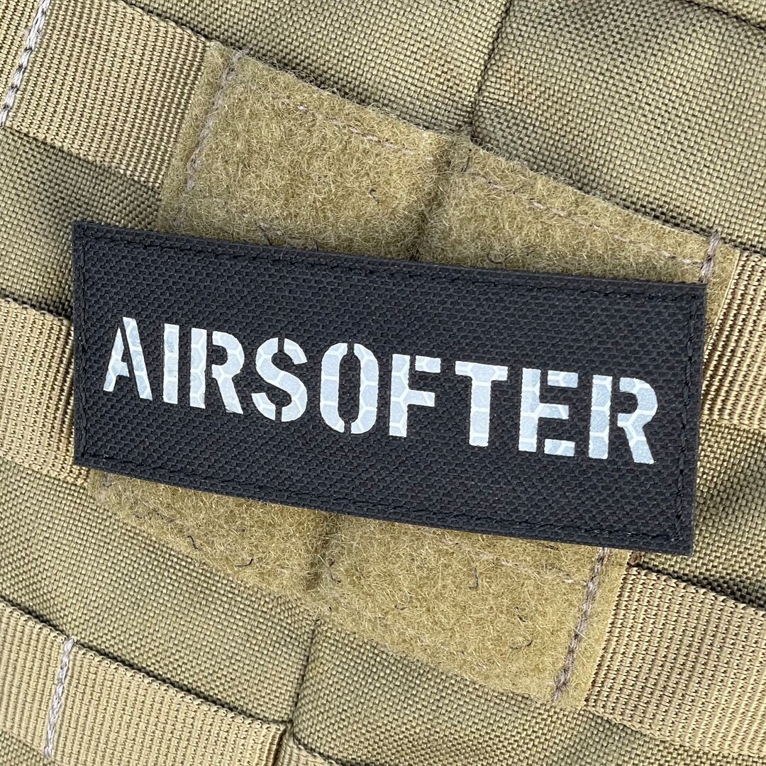Airsofter - Reflective Morale Patch - Etsy