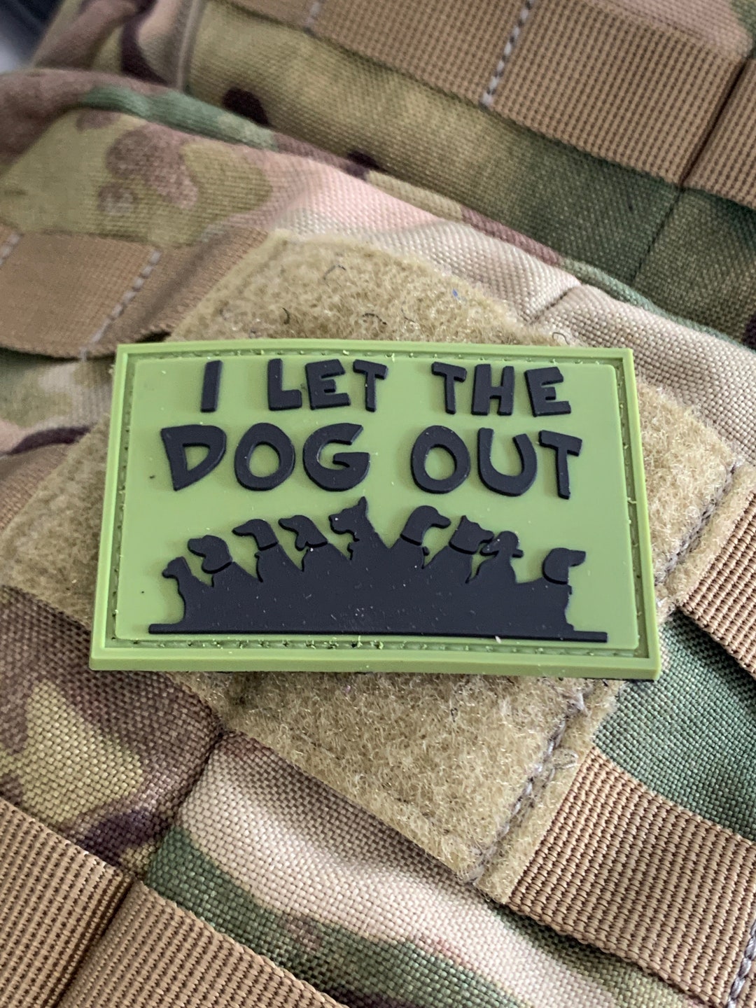 Dog Morale Patch: Funny Tactical PVC (hook and Loop Fastener) - Etsy