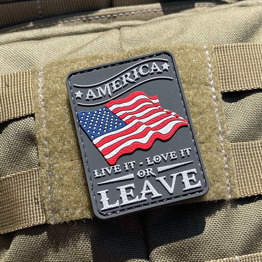 America! Live It! (PVC) Morale Patch - Etsy