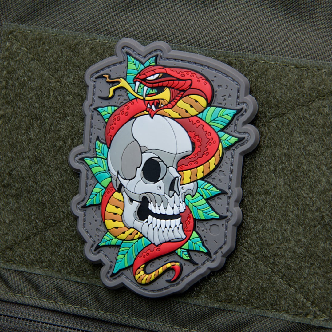 Skull Snake 2 (PVC) Morale Patch - Etsy