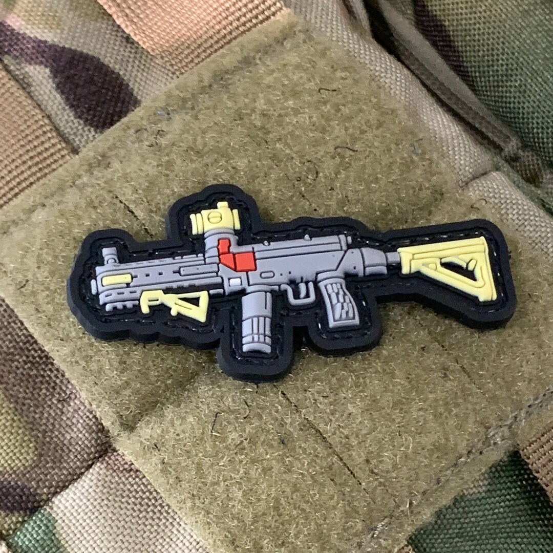 Mini Gun Morale Patch: Tan Tactical PVC, Type 79 Design - Etsy