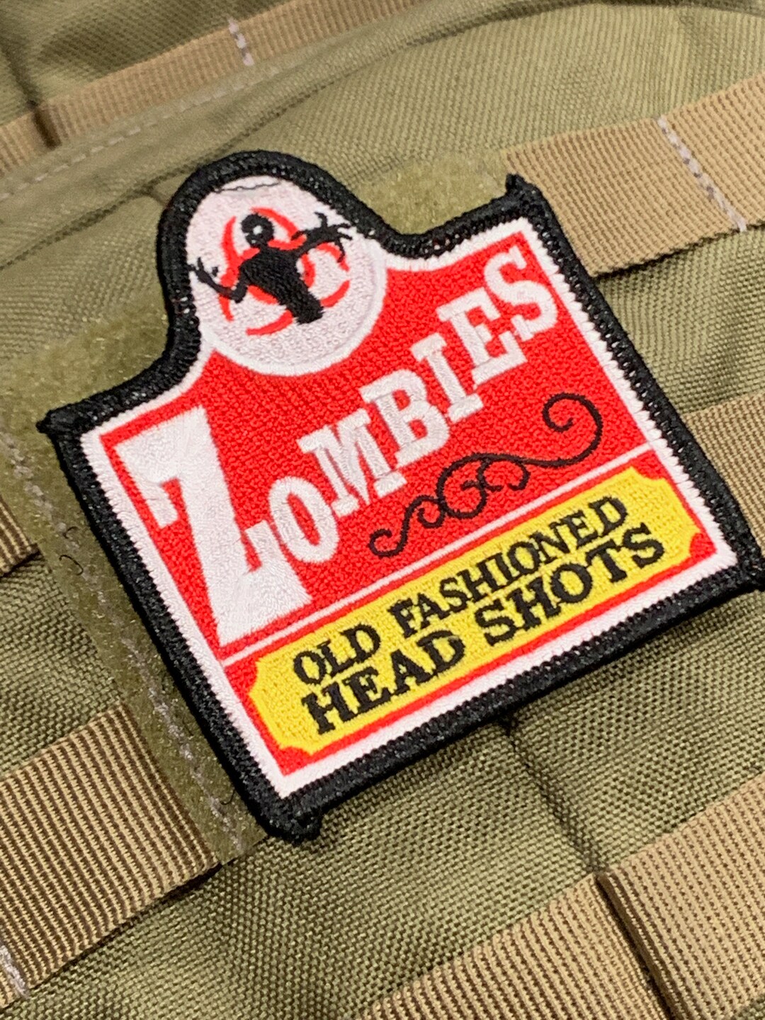 Zombie Morale Patch, Old Fashion Style (3" Tactical Hook Backing) - Etsy