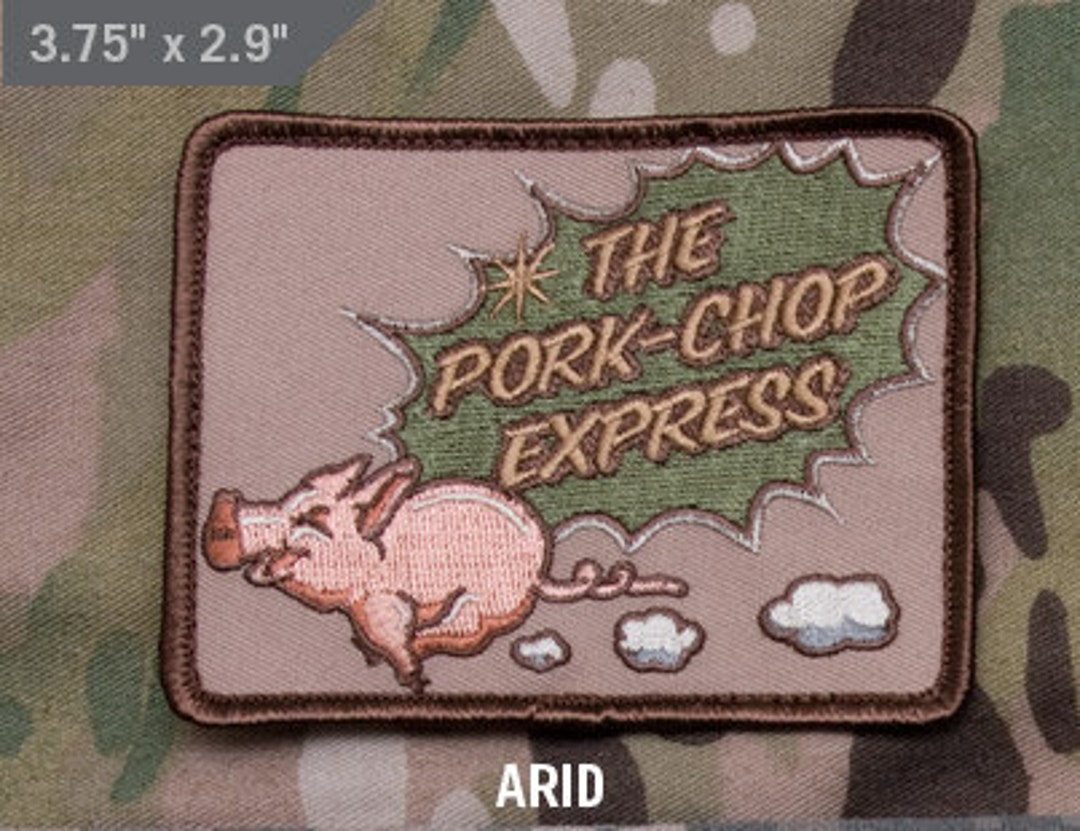 Pork Chop Express Patch: Comedy Movie Morale (embroidered, Hook ...