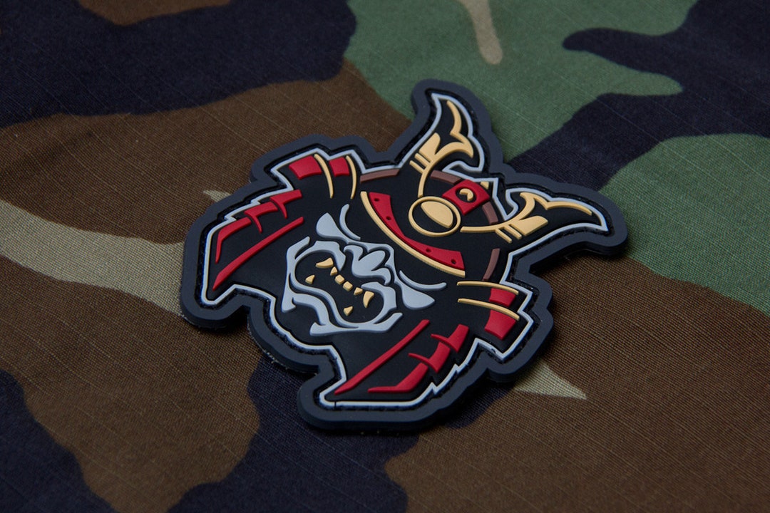 Samurai Head - (PVC) Morale Patch - Etsy