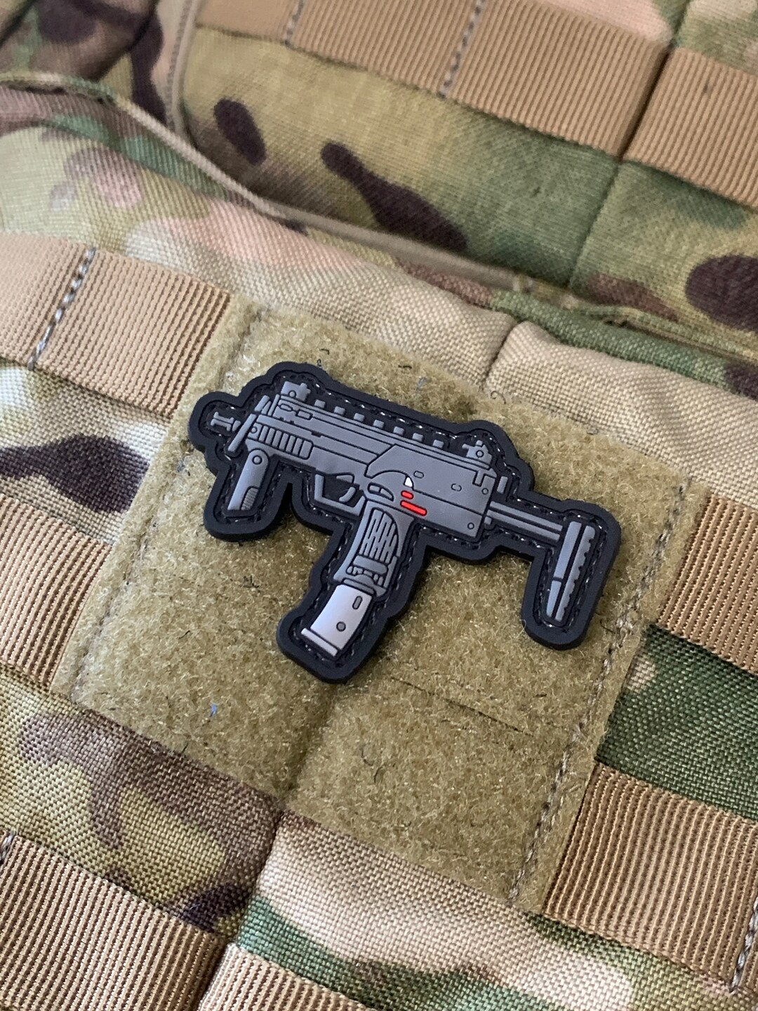 Mini Gun Series PVC Morale Patch: H&K MP7 / Black - Etsy