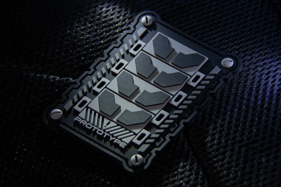Cyberpunk PVC Morale Patch, Tank Tread Design (3x4in, Weather-resistant ...