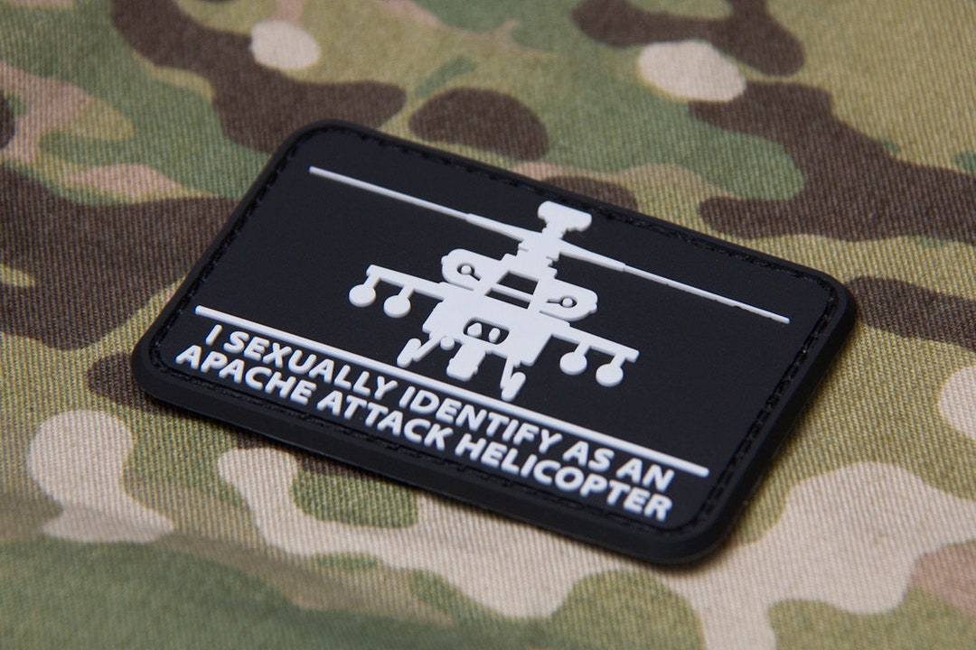 Heli Sexual PVC Morale Patch, Military Humor (3" Tactical Hook Fastener ...