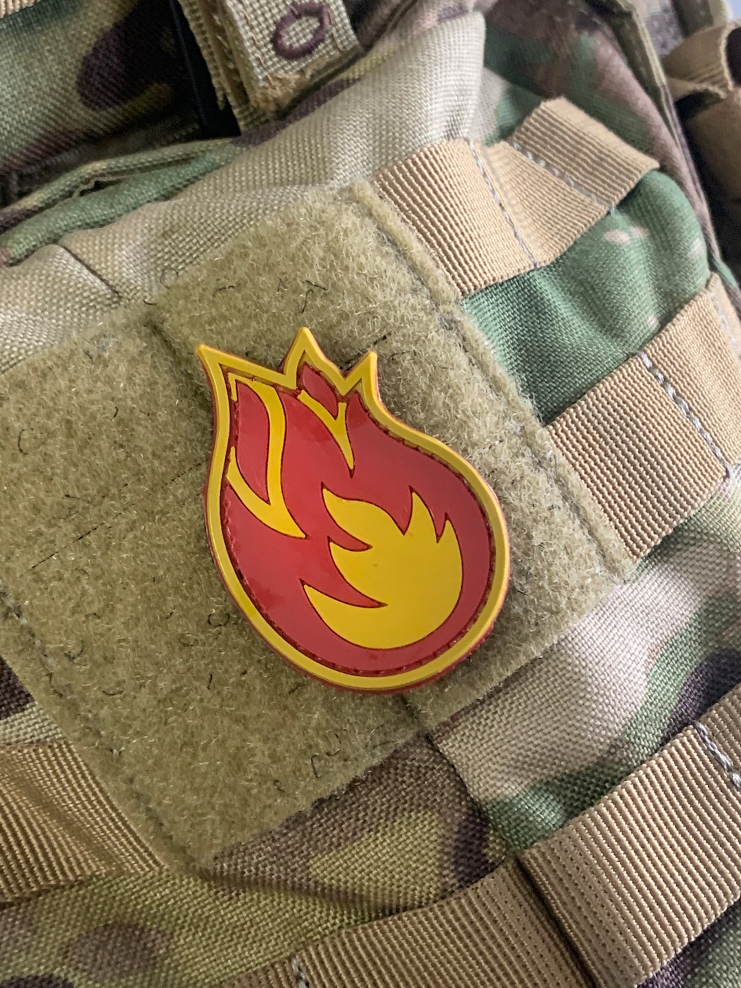 Fireball (PVC) Patch - Etsy