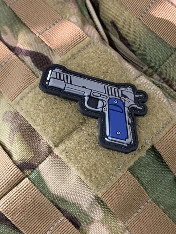 Mini Gun Series PVC Morale Patch: 1911/blue | Etsy