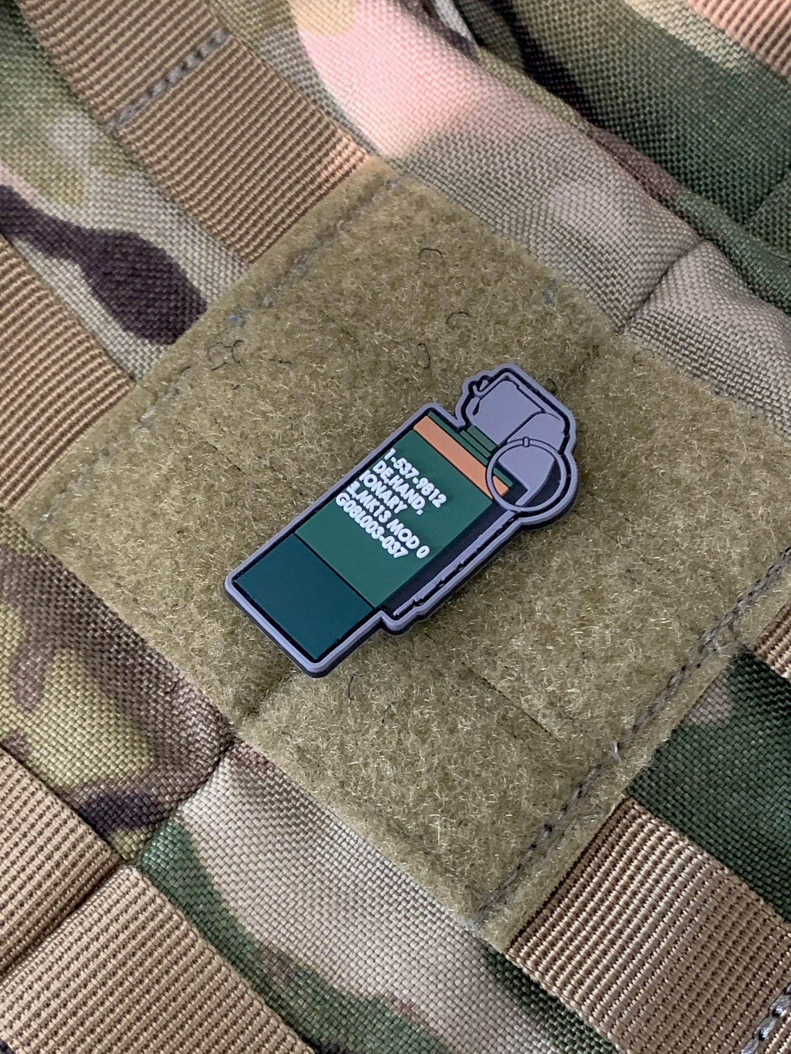 MK13 Smoke Grenade PVC Morale Patch - Etsy