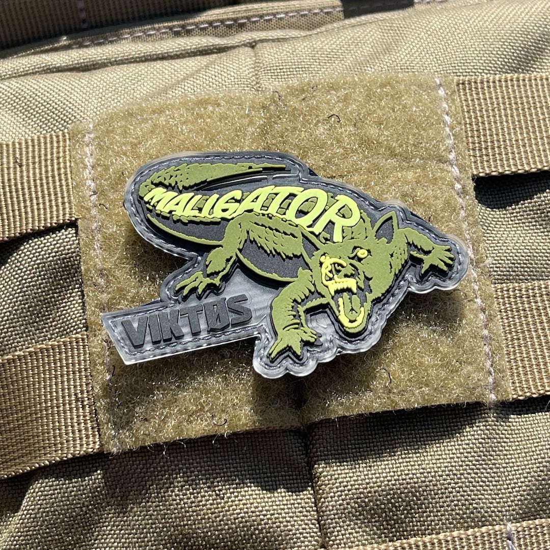 The Maligator PVC Glow in the Dark Morale Patch - Etsy