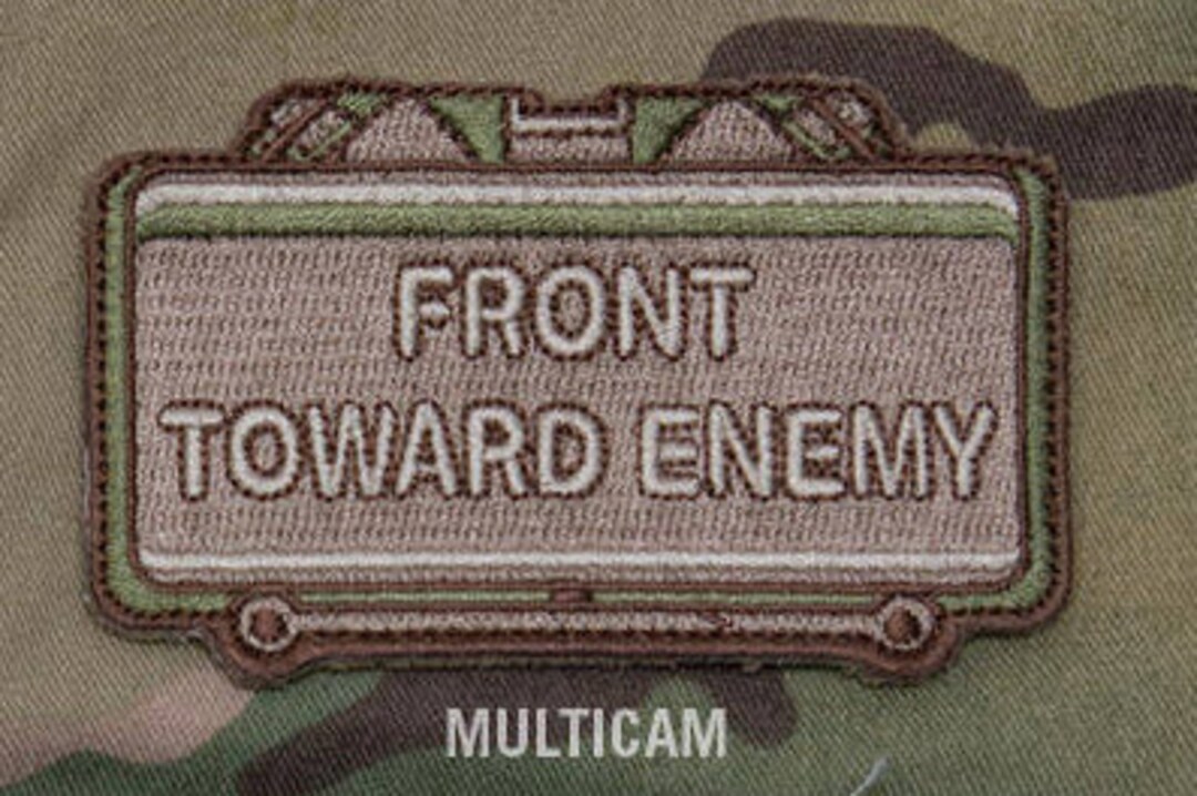 Front Towards Enemy - Embroidery Patch - Etsy