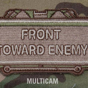 Front Towards Enemy - Embroidery Patch - Etsy
