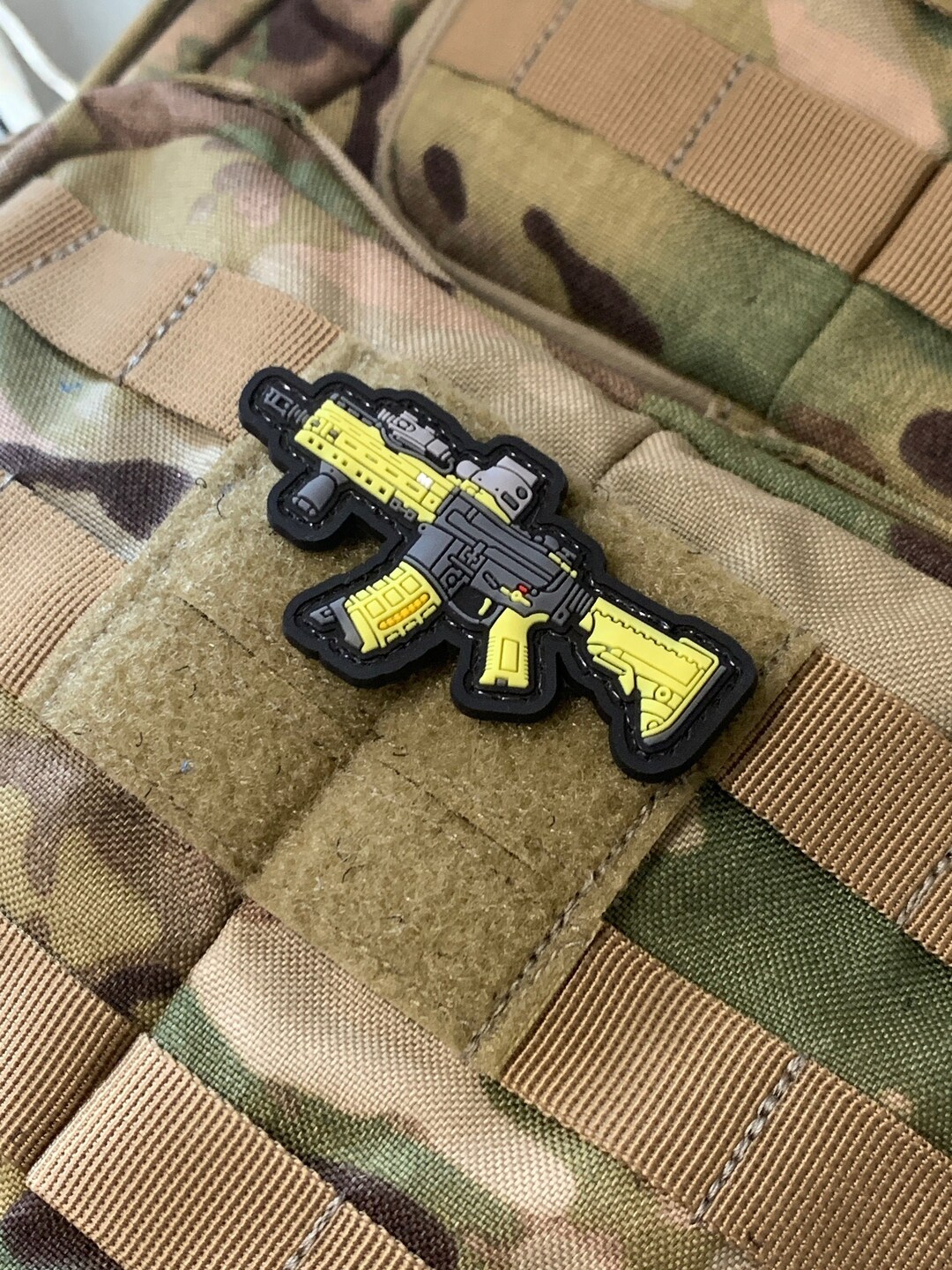 Mini Gun Morale Patch: Tan PVC - Tactical Airsoft Gear - Etsy