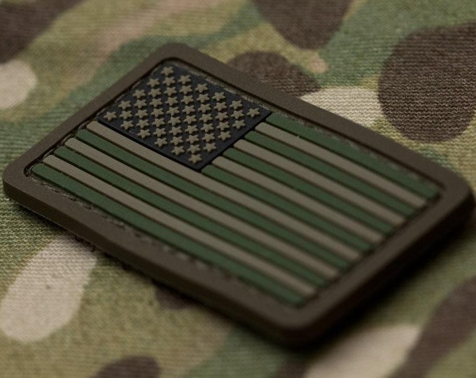 American Flag Mini (pvc) Patch - Etsy