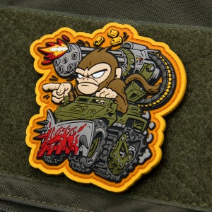War Machine Monkey 1 PVC Morale Patch - Etsy
