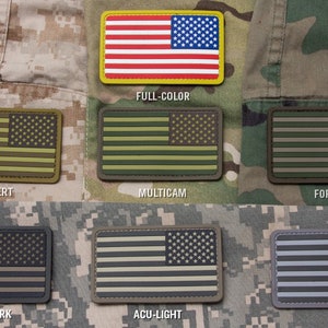 US Flag - (PVC) Morale Patch - Etsy