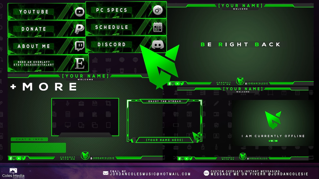 Green Razer - Full Package - Etsy
