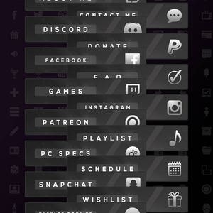 Night Life - Profile Panel Pack - Etsy