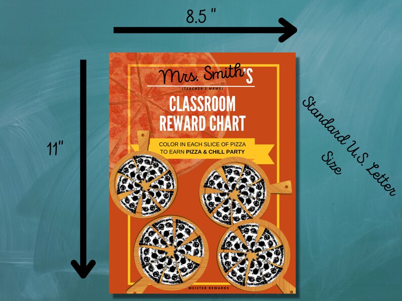 Reward Chart, Classroom Pizza and Chill, Positive Behavior, Kids Reward ...