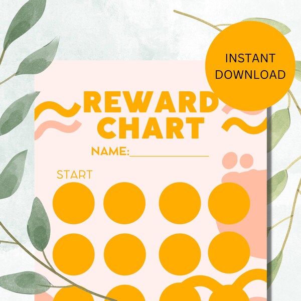 Positive Reinforcement Sticker Chart - Etsy