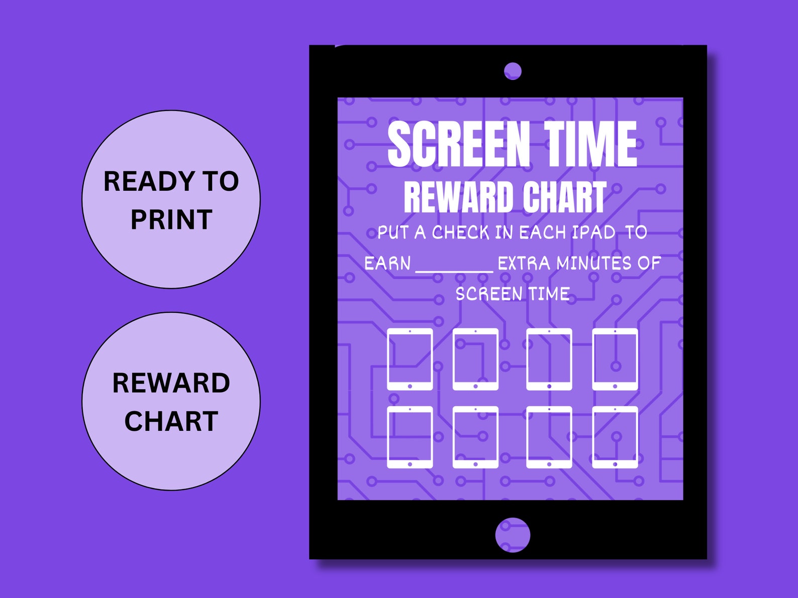 Reward Chart, Screen Time, Chore Chart, Chore Tracker, Teen Ipad, Kids ...