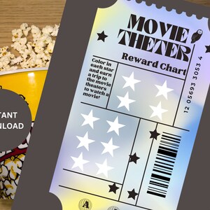 Reward Chart, Movie Theater, Star Chart, Positive Reinforcement, Teen ...
