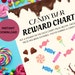 Reward Chart, Star Chart, Candy, Reward Good Behavior, Kids Sticker ...