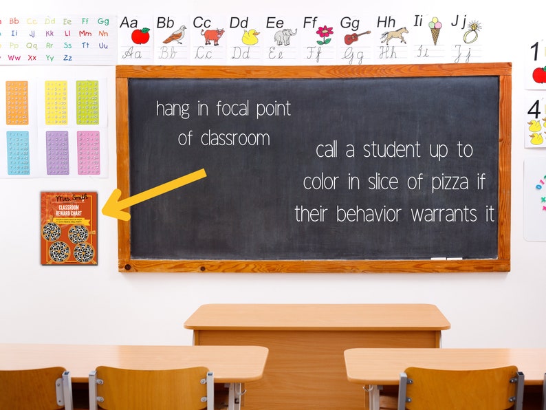 Reward Chart, Classroom Pizza and Chill, Positive Behavior, Kids Reward ...