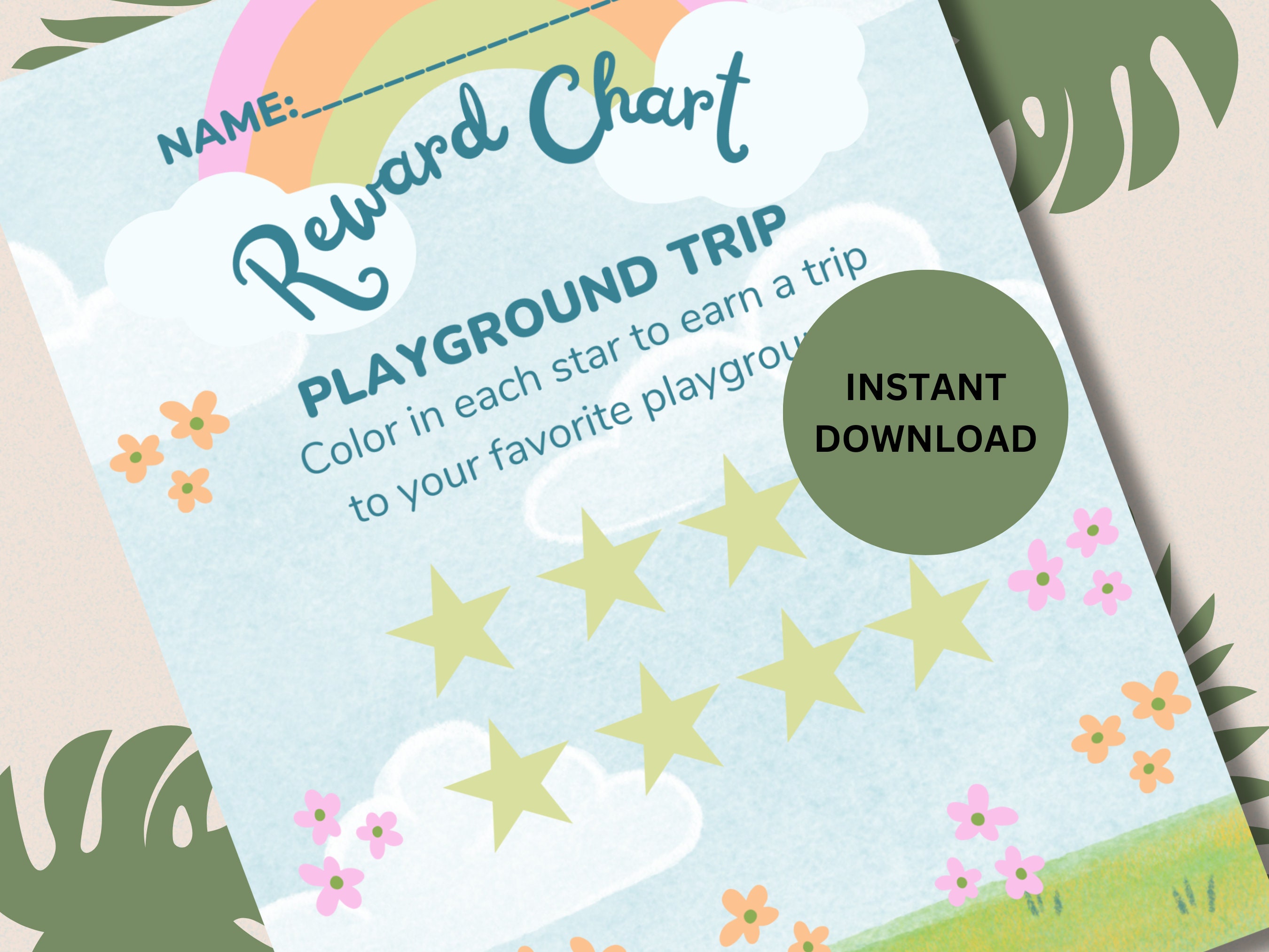 Reward Chart, Sticker Chart, Reward Good Behavior, Kids Sticker Chart ...