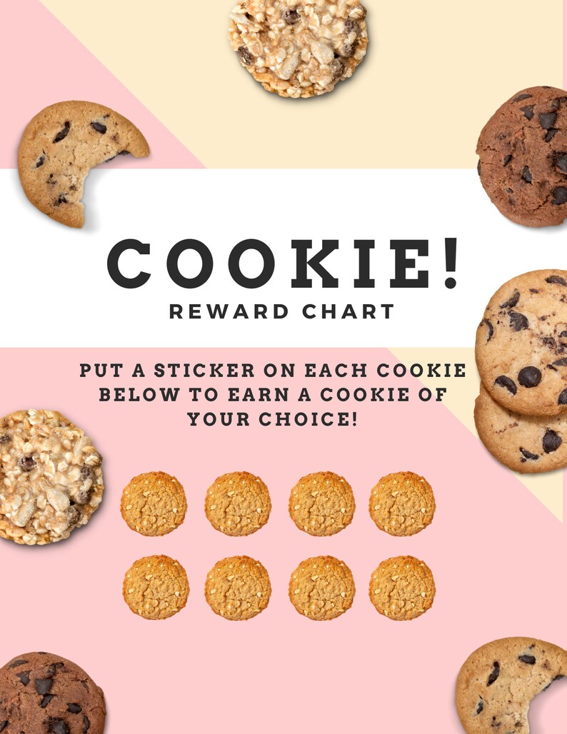 Reward Chart, Positive Behavior, Cookie Reward Good Behavior, Kids ...