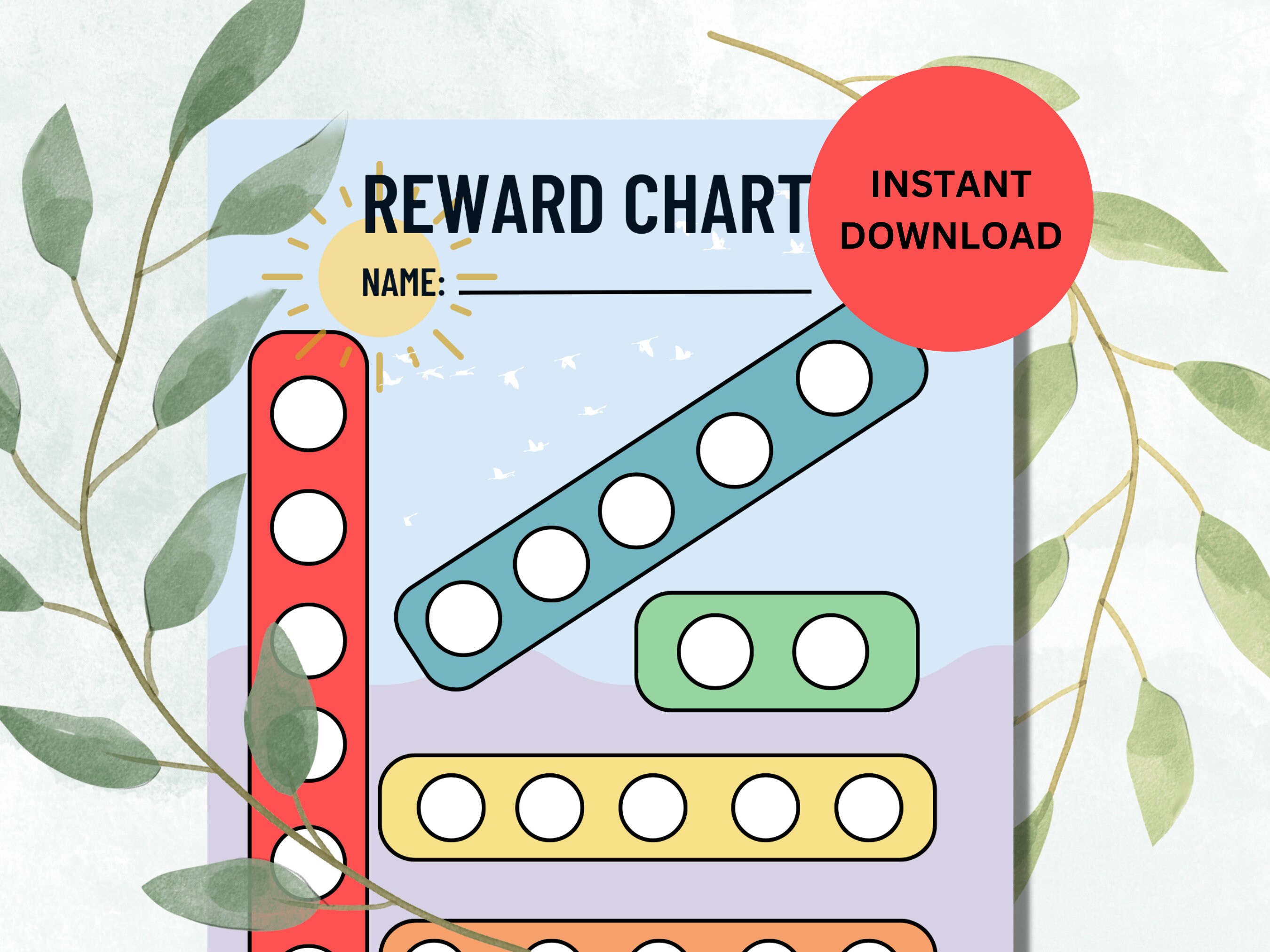 Reward Chart, Star Chart, Simple Star Chart, Reward Tracking System ...