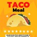 Reward Chart, Star Chart, Taco Meal, Reward Good Behavior, Kids Sticker ...