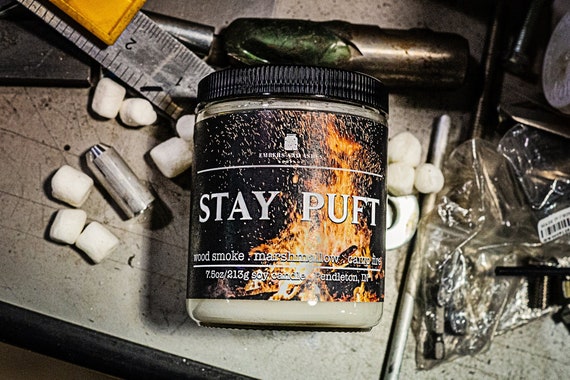 Stay Puft Wood Smoke Marshmallow Camp Fire Fandom Geek - Etsy
